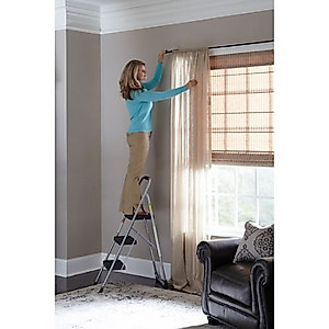 Cosco 3-Step Big Step Folding Stool - Platinum