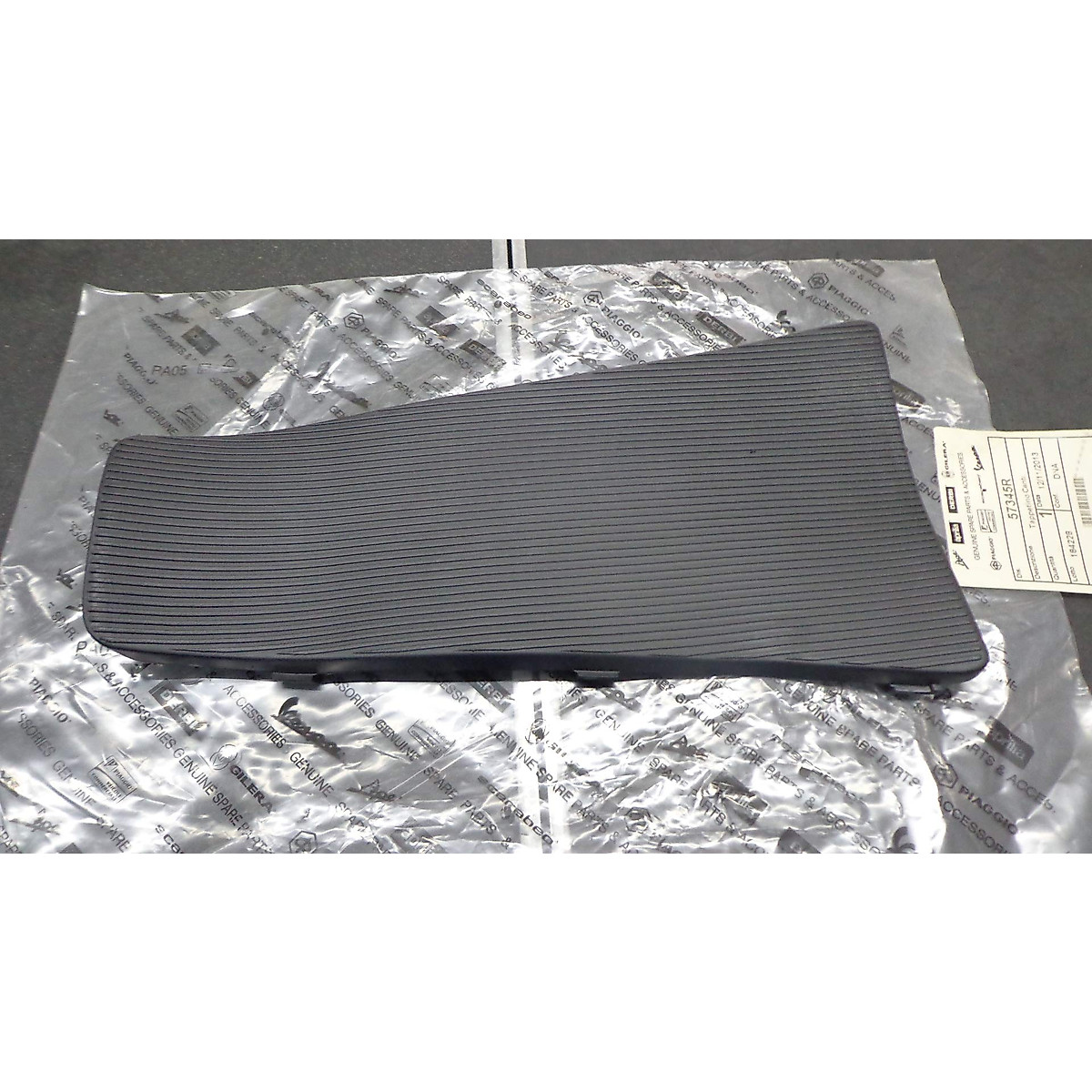 Original Vespa Floor Mat Floor Board for Vespa LX, Vespa LX Touring, Vespa LXV Fits Vespa S, Vespa S College, Vespa ET2, Vespa ET4 50cc, 125cc, 150cc Genuine Piaggio OEM 57345R, 298243