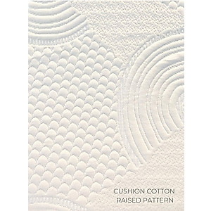 ORGANIC TEXTILES Organic Latex Mattress Topper with Cotton Cover - Made in USA (2 Inches Queen, Soft)