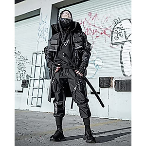 Fabric of the Universe Techwear Graphic Cyberpunk Face Shield Protection Goggle (KJ-05)