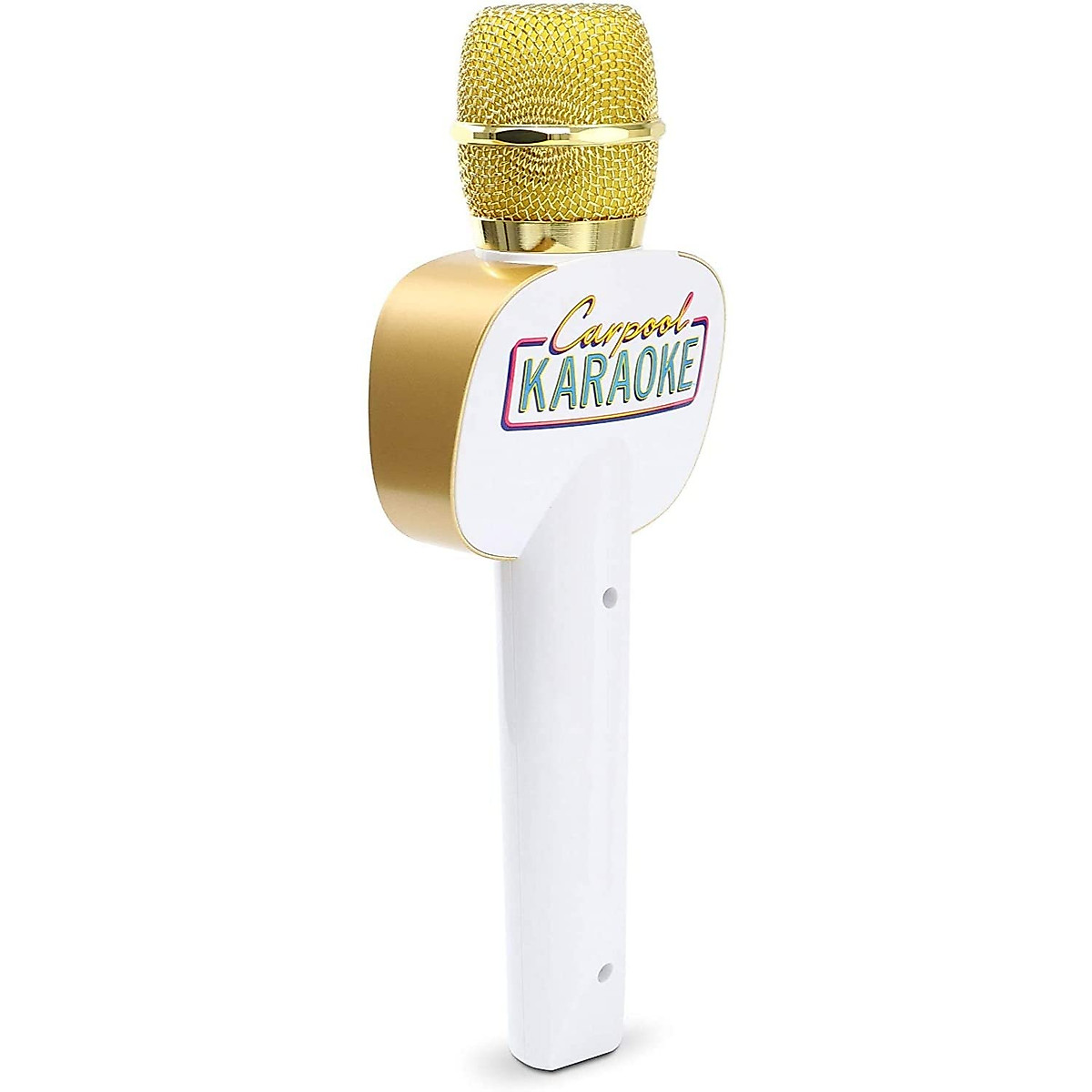 Singing Machine Official Carpool Karaoke, The Mic, Bluetooth Microphone for Cars, White (CPK545) (Renewed)