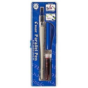 PILOT Parallel Calligraphy Pen Set, 6.0mm Nib with Black and Red Ink Cartridges (90053)