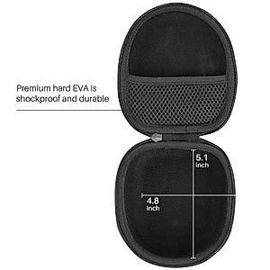 Storage Hard Travel Case Compatible with Howard Leight Impact Electric awesafe Shooting Earmuff and Walker's Razor Slim Muff