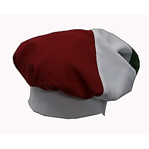 CHEFSKIN Kids Children Italian Italy Mushroom Chef HAT Adjustable Pizza Italian