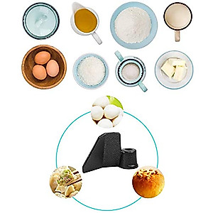 Breadmaker Paddle, Non‑stick Coating Carbon Steel Bread Maker Kneading Blade Part Mixing Paddle Replacement for Breadmaker Machine Home Kitchen Bakery Helper Accessory, 2.6 x 1.5 Inch