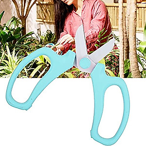 Garden Pruning Shears, High Carbon Steel Garden Pruning Shears Thick Branches Scissors Bonsai Tools Traditional Bonsai Scissors(blue)