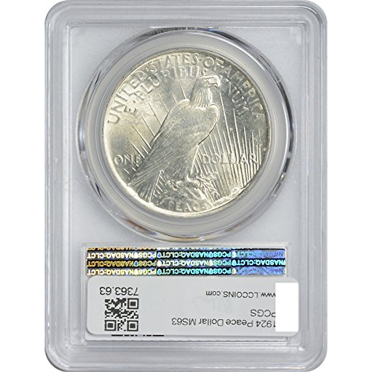 1924-P Peace Dollar MS63 PCGS