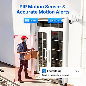 Hiseeu 10CH 4K NVR Wireless Security Camera System Outdoor Indoor, AI Human Detection, 2-Way Audio, 4MP Solar Powered Cameras with Color Night Vision, IP66 Waterproof, 1TB Hard Drive preinstalled