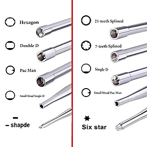 11pcs Carburetor Adjustment Tool + Carrying Case + Cleaning Brush for Common 2 Cycle Carburator Engine - Carburetor Adjustment Tool Set Carburetor Tune up Adjusting Tool