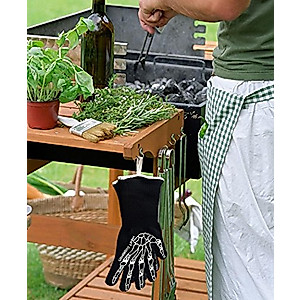 Heat Guardian Heat Resistant Gloves – Protective Gloves Withstand Heat Up To 932℉ – Use As Oven Mitts, Pot Holders, Heat Resistant Gloves for Grilling – Features 5” Cuff for Forearm Protection
