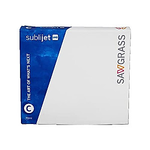Sawgrass SG1000 Extended SubliJet UHD Sublimation Ink - Cyan (70ml) and 2 Rolls of ProSub Heat Resistant Tape