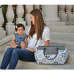 JJ Cole Parker Diaper Bag, Prairie Blossom