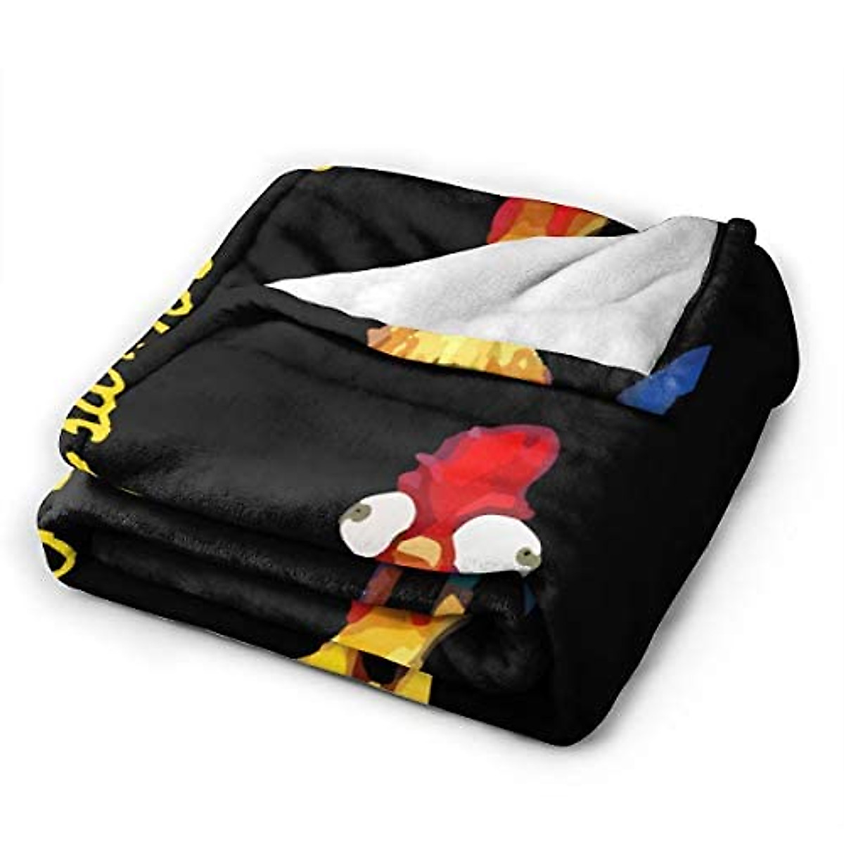 Blanket Chicken Flower You are My Sunshine Fleece Blanket Foldrable Throw Blanket Washable Couch Sofa Fuzzy Blanket Reversible Plush Blanket Beach Blanket for Home Office