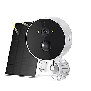 Security Camera Camera WiFi Solar Camera Outdoor Human Detection Security IP Camera Solar Panel Recharge Battery CCTV Video Surveillance Cameras Surveillance Camera with Spotlight ( Color : No Card ,