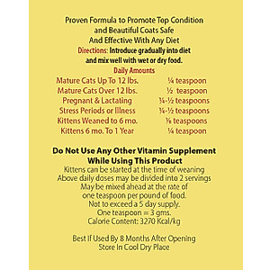 Kitty Bloom VM900 +3 | Concentrated Vitamin-Mineral with Taurine | Real Cheese Flavor (1 lb.)