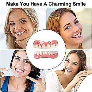 CAILING 6 Sets Instant Veneers Dentures, Teeth Covers for Bad Teeth for Snap Covering Missing Teeth Denture Filling Kit Super Smile Dentist
