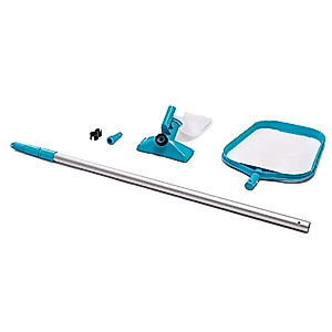 Intex Ultra XTR Frame 18' x 52" Above Ground Swimming Pool with Sand Filter Pump, Ladder, Cover, & Maintenance Accessory Kit with Vacuum and Skimmer