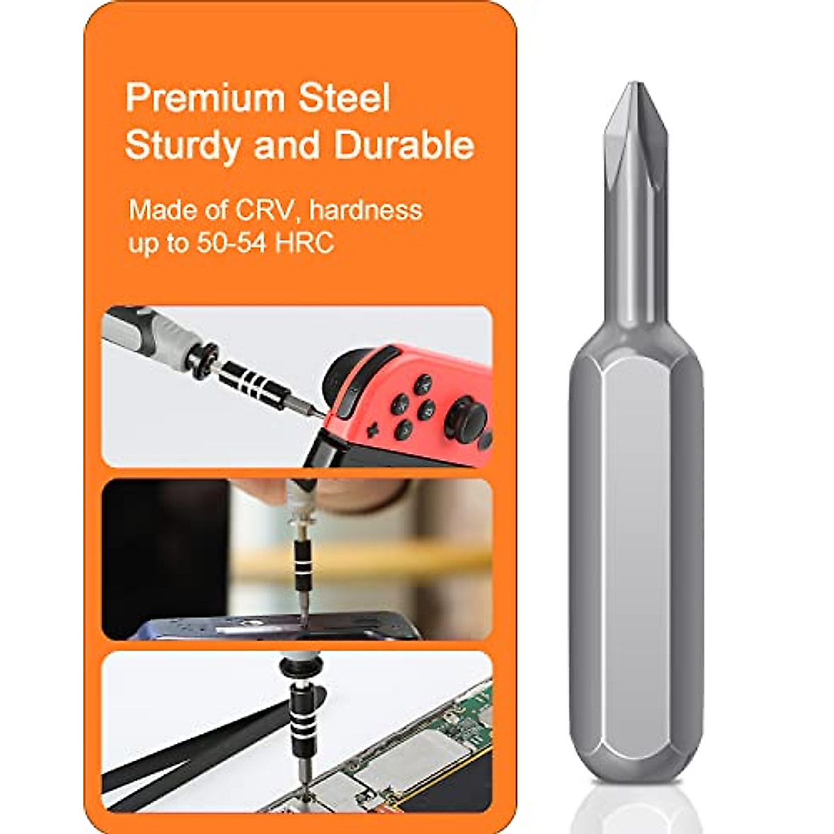 Precision Screwdriver Set, Laptop Repair Tool Kit, Kingsdun 130 in 1 Professional Computer Magnetic Screwdrivers Kit with 120 Bits Torx Star Screwdriver for PC, Xbox, Phone, Switch, Rc Car DIY