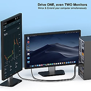 DisplayPort to VGA Adapter, Benfei DP DisplayPort to VGA 6 Feet Cable Male to Male Gold-Plated Cord Compatible for Lenovo, Dell, HP, ASUS and Other Brand