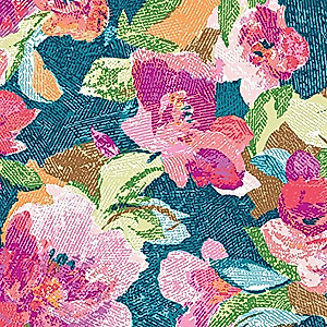 Vera Bradley Women's Cotton Carson Crossbody Purse, Superbloom, One Size