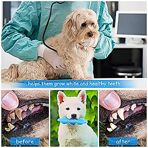 Hurray 3 Pack Puppy Chew Toys for Teething Puppies, Puppy Teething Toys, 360° Clean Pet Teeth & Soothe Pain of Teeth Growing, Puppy Toys Small Dogs & Medium Dog Suitable - Up to 18 lbs