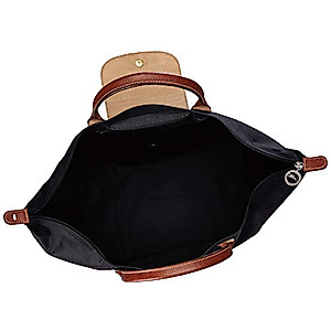 Longchamp Le Pliage Large Travel Bag, Black, 17.75" x 13.75" x 9"