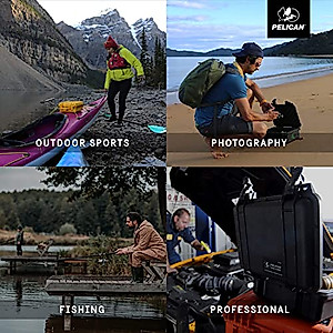 Pelican 1600 Case With Foam (Black)