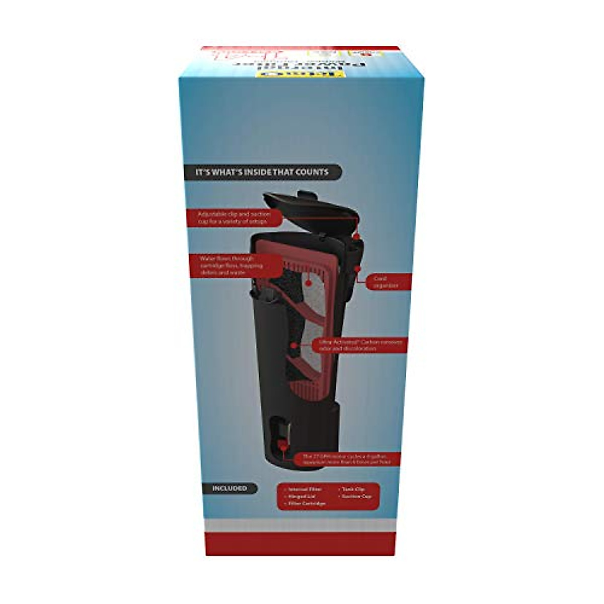 Tetra Whisper 4 Gallon Internal Power Filter, Filtration for 4 Gallon Aquariums