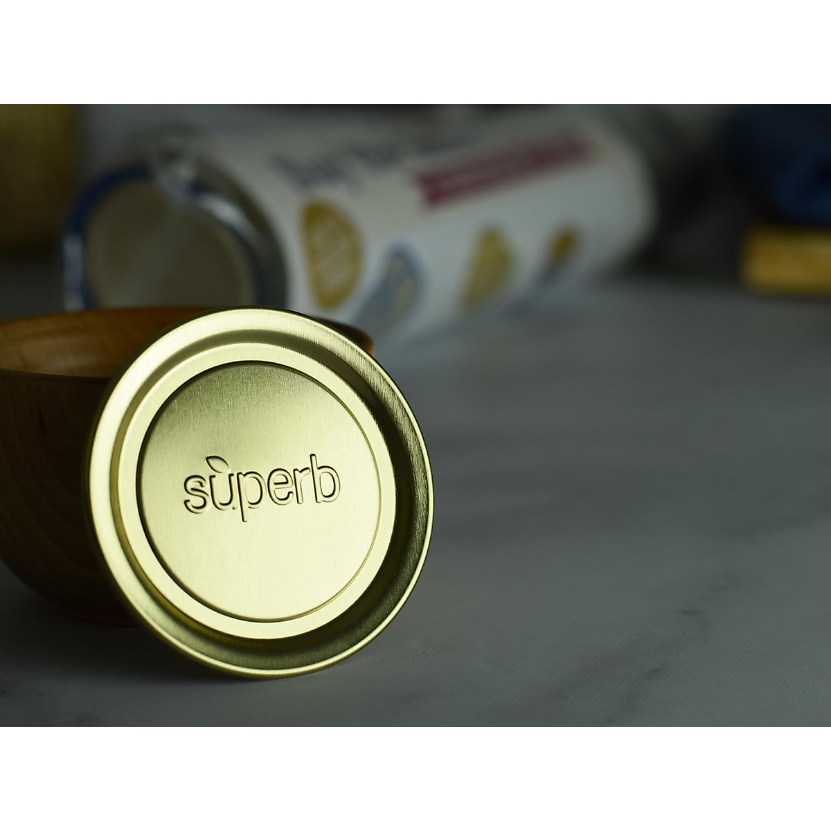 Superb Canning Lids – Regular Mouth Mason Jar Lids – Baker’s Dozen/Bulk Package of 156 Lids – Made in the USA