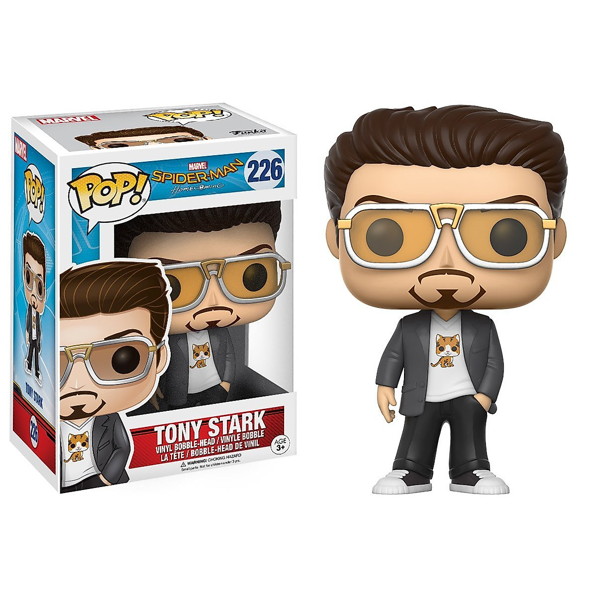 Funko POP Marvel Spider-Man Homecoming Tony Stark Action Figure