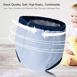 Joyo roy 6Pcs Training Underwear for Boys 2T Underwear Boys 100%Cotton Little Boys Underwear 2T Boys Underwear for Toddler Boys Training Underwear for Boys 2T Boys Training Underwear 2T Training Pants