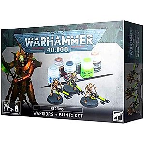 Games Workshop Warhammer 40,000 Necrons Warriors and Paints Set, 3 years