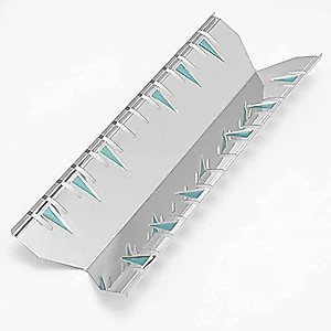 YIHAM KS767 Grill Heat Shield Replacement Parts for Huntington 6301-24, 6300-14, 6301-14, 30040HNT, 24025HNT, Master Forge 30030MSF Broil-Mate Fiesta, Stainless Steel BBQ Heat Plate Tent 19 9/16 inch