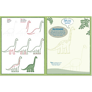 Learn To Draw Dinosaurs! (Easy Step-by-Step Drawing Guide) (Young Artist Series)