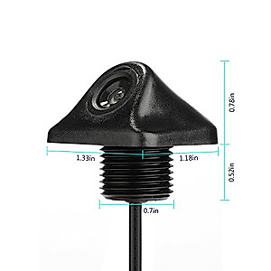 Carthree Car Backup Camera IP68 Waterproof Night Vision 170 Degree Car Rear View Universal Parking Assistance Auto Reverse Cameras for Cars Pickup Trucks SUVs RVs Vans