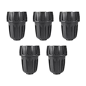5 Pack 1/2 Inch Drip Irrigation Tubing to Faucet/Garden Hose Adapter, 3/4" GHT to 1/2" Drip Irrigation Fittings, Plastic 3/4 Inch Faucet Connector Garden Hose Adapter