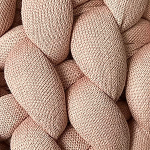 TESICA Knot Pillows Home Office Sofa Garden Decor Pillows 11inch Lumbar Cushion Throw Pillow for Living Room Bedroom Car (Pink)