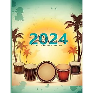 Summer Planner 2024 Daily Weekly & Monthly: From January to December - 12 Months Calendar, To do list, Password Log, Contact List, Fitness Planning, ... Action Brainstorming | 8.5 x 11 Inches