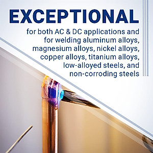 Midwest Tungsten Service TIG Welding Tungsten Electrodes 10-Pack (Blue - 2% Lanthanated (WL20/EWLa-2), 5pc 1/16" & 5pc 3/32")