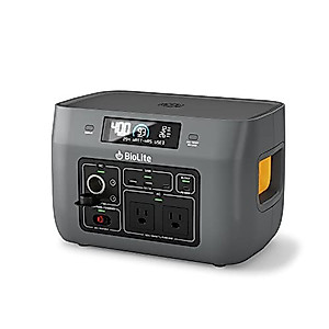 BioLite BaseCharge Rechargeable Lithium-Ion Power Station for Camping, DIY or Emergencies, BaseCharge 600