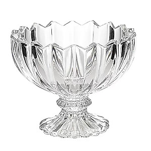 Z·Bling 2 PCS 120ml Dessert Bowls Footed Glass Cups,Small Size,for Dessert,Yogurt,Ice Cream,Cocktail,Trifle,Pudding,Christmas Holiday Party