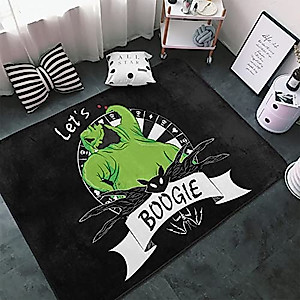 ORPJXIO Area Rugs Oogie Anime Boogie Fluffy Carpet for Bedroom Living Room Dorm Home Decor Anti-Slip Floor Rug 60 x 39 Inch