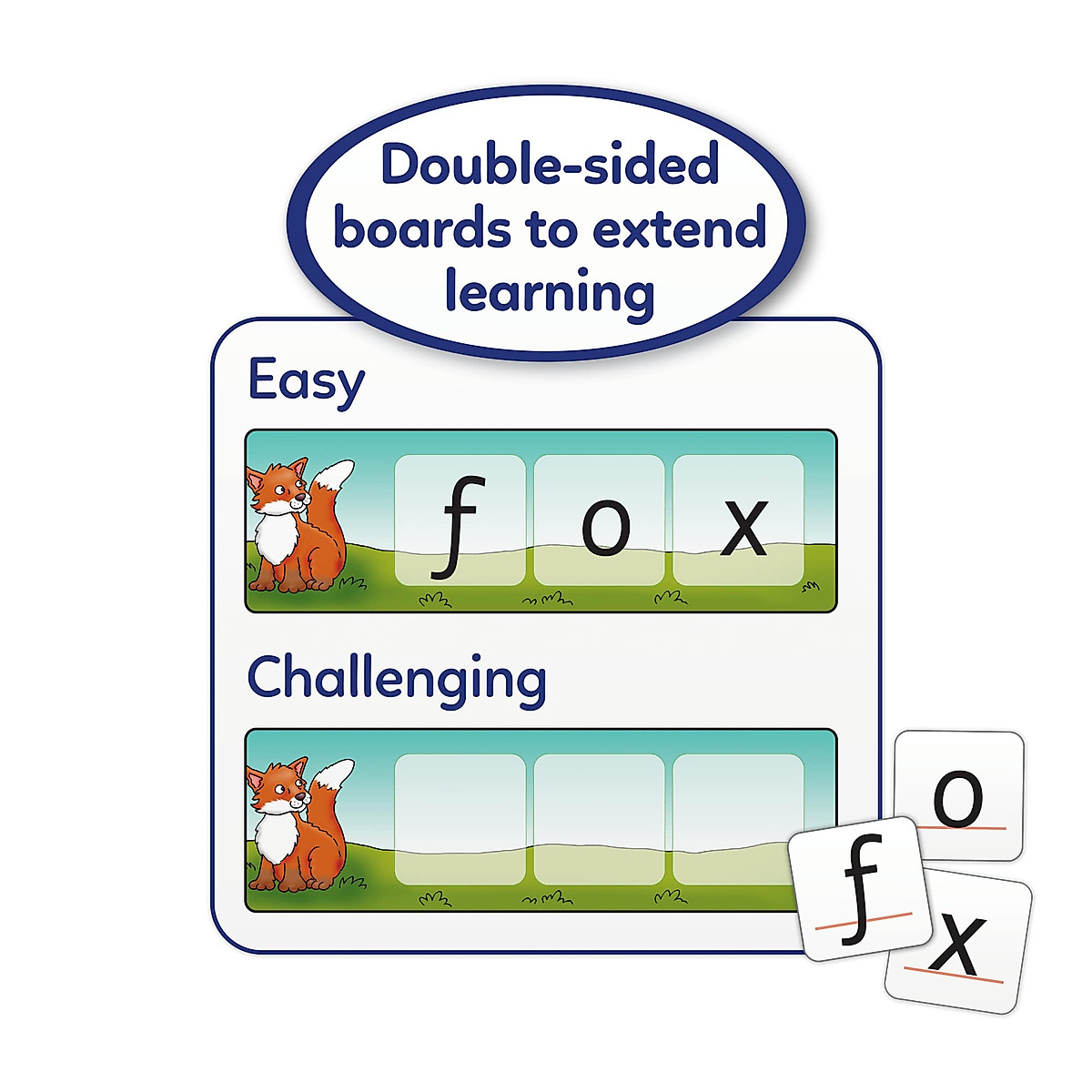 ORCHARD TOYS Moose Games Match and Spell Game. A Fun, First Reading and Spelling Game. 2 Ways to Play. Age 4+. 1-4 Players