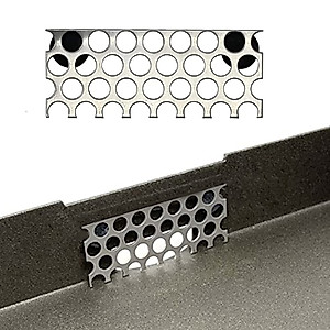 Food Mesh Screen for Black Stone Griddle Accessories Block Food from Falling Into Rear Greases Trap Cup Tray Universal Grilling Mesh Mat