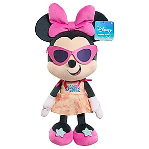 Disney Street Beach Large Plush Minnie Mouse, 19-Inch Stuffed Animal, Officially Licensed Kids Toys for Ages 2 Up, Amazon Exclusive