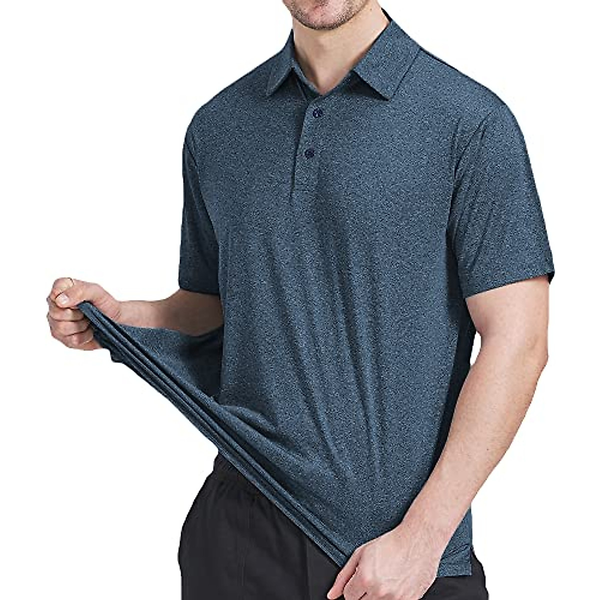 3 Pack Polo Shirts for Men Dry Fit Performance Short Sleeve Golf Polo Shirts (as1, Alpha, x_l, Regular, Regular, A03)