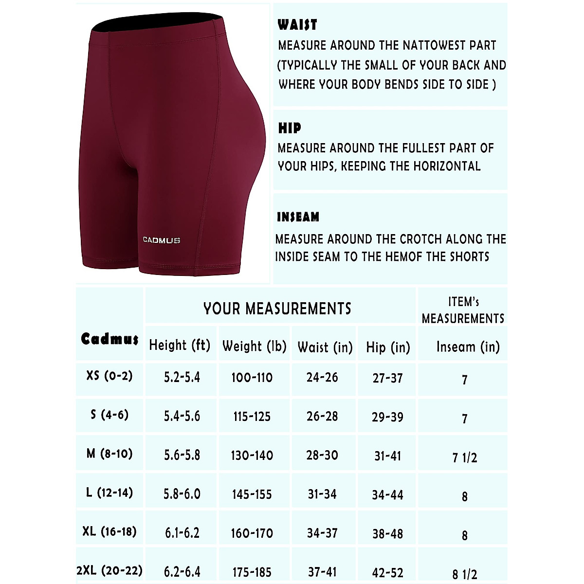 CADMUS Women's 8" High Waisted Biker Yoga Athletic Compression Shorts,3 Pack,1014,Black,Grey,Navy Blue,Small