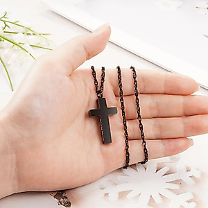XIUDA Personalized Cremation Cross Necklace for Ashes Cross Urns Jewelry Locket Pendant Ashes Holder Stainless Steel Memorial Cremation Jewelry for Men Women