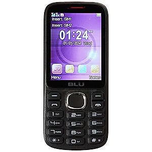BLU Jenny TV 2.8 T276T Unlocked GSM Dual-SIM Cell Phone w/ 1.3MP Camera - Unlocked Cell Phones - Retail Packaging - Black Red