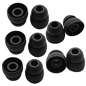 Toeasor Powerbeats 2 Replacement Earbuds Powerbeats3 Ear Buds Double Flange Silicone Ear Tips Compatible with Beat by Dr Dre Powerbeats 2 Powerbeats 3 in-Ear Earphones Earbuds (10pcs)